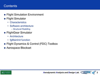 Study for flight simulation environments | PPTX