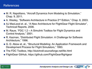Study for flight simulation environments | PPTX