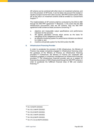 Public-Private Partnership for Infrastructure Procurement in Indonesia ...