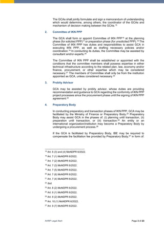Public-Private Partnership for Infrastructure Procurement in Indonesia ...