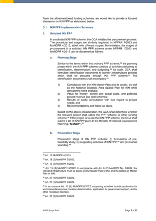 Public-Private Partnership for Infrastructure Procurement in Indonesia ...
