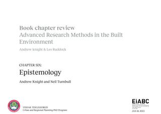 Epistemology " Theory of Knowledge' | PDF