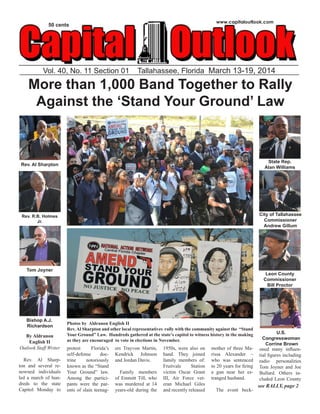 More Than 1,000 Band Together to Rally Against the ' Stand Your Ground ...