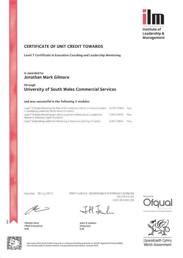 ILM Coaching Level 7 | PDF