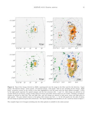 HST imaging of star-forming clumps in 6 GASP ram-pressure stripped ...
