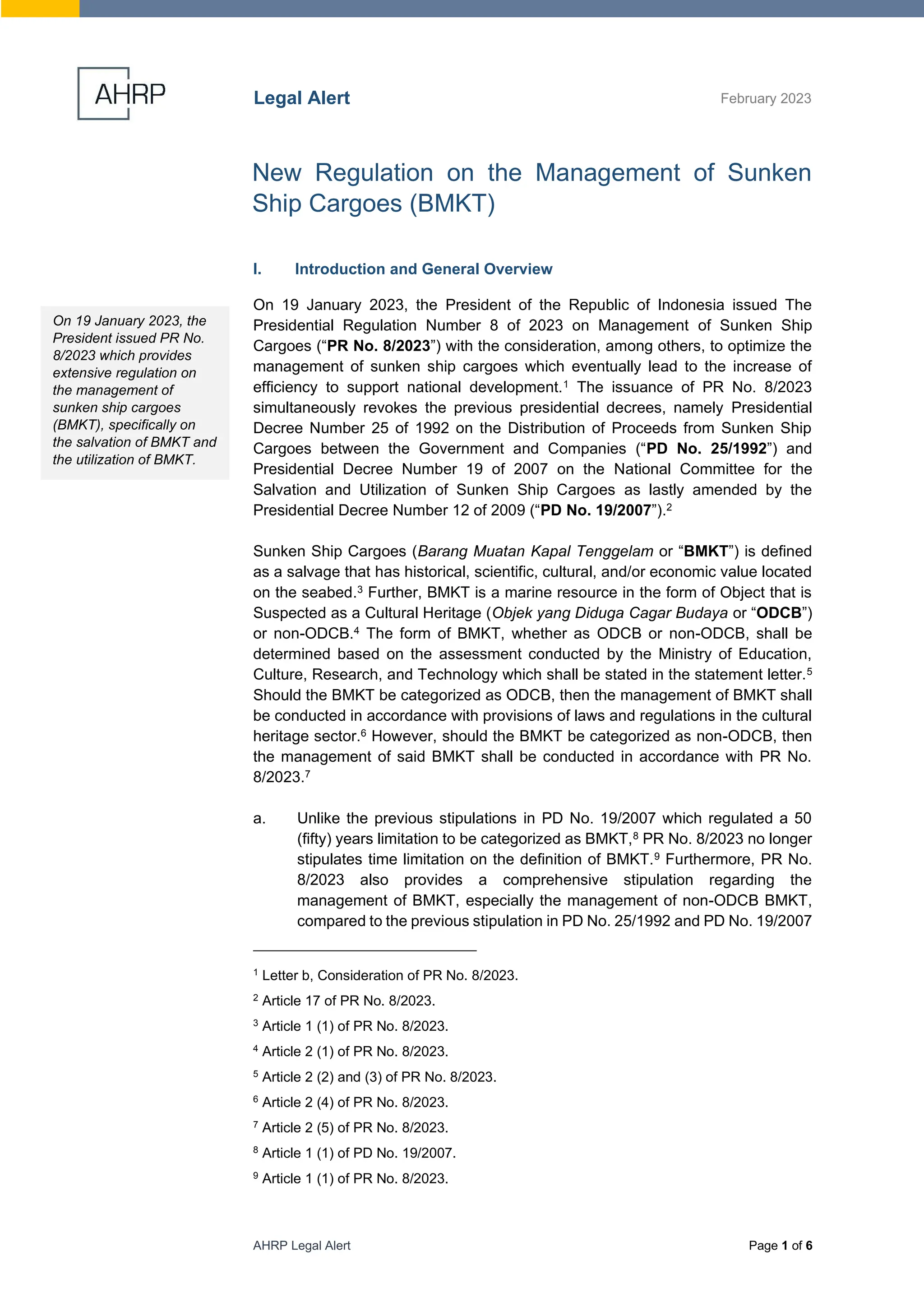 New Regulation on the Management of Sunken Ship Cargoes (BMKT).pdf
