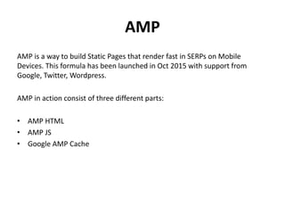 AMP | PPT