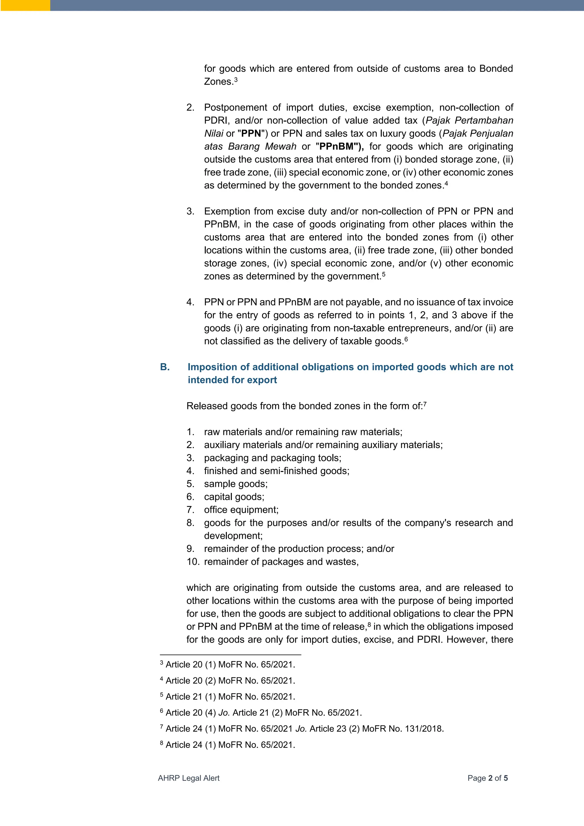 Incentives and Facilities for Bonded Zones Entrepreneurs or ...