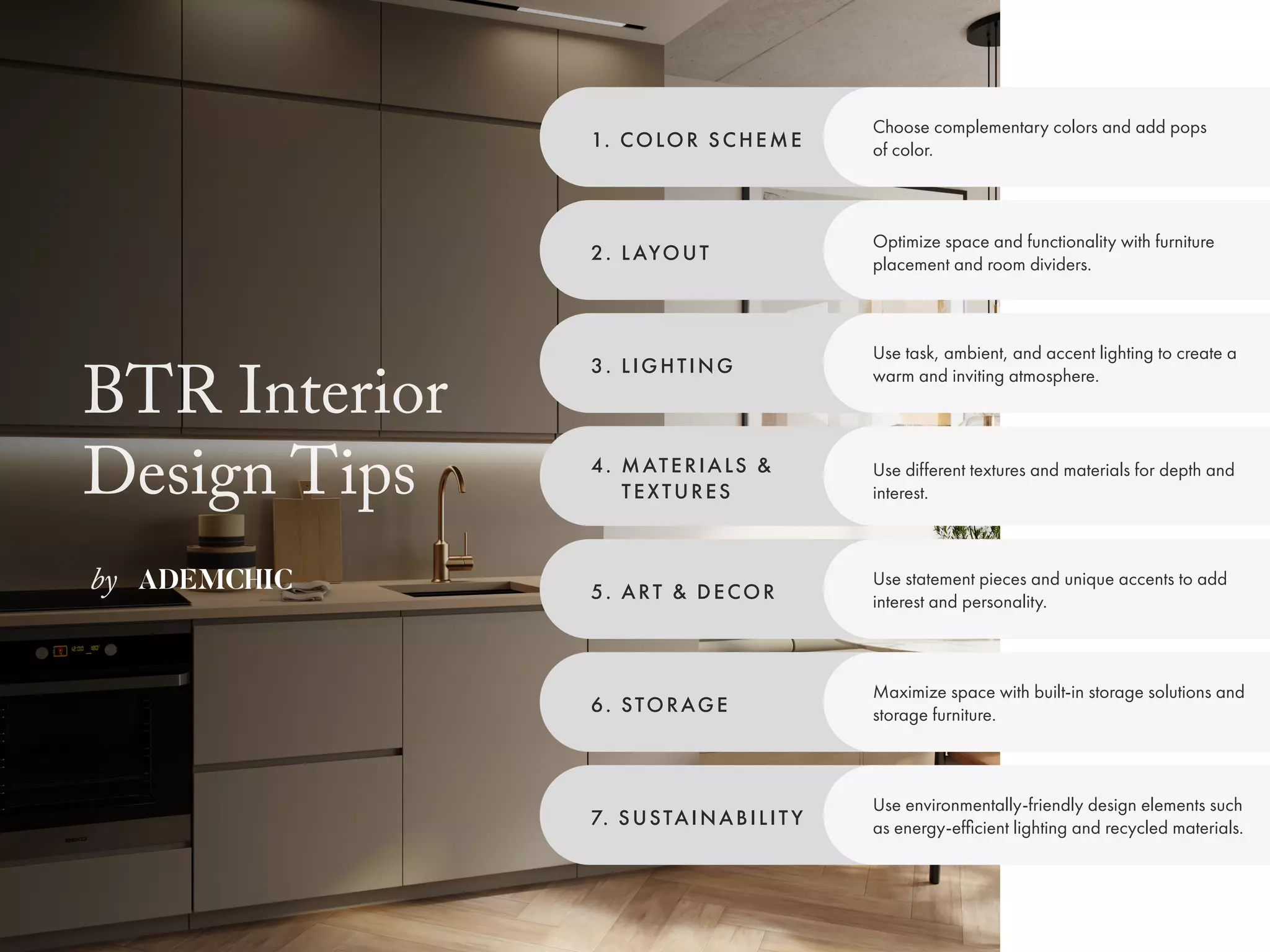 BTR Interior Design Tips | PPT