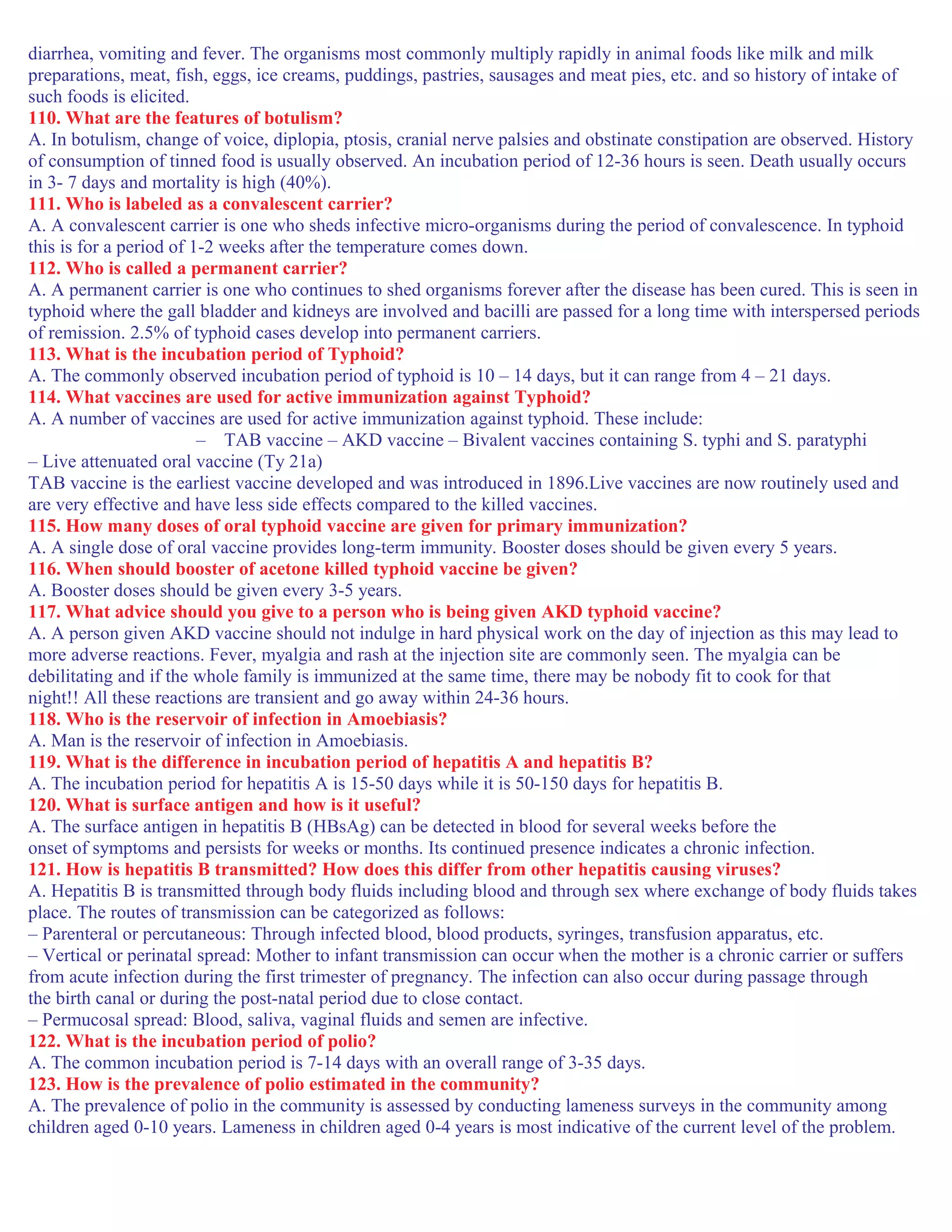 Public Health Questions and Answers for Students | DOC