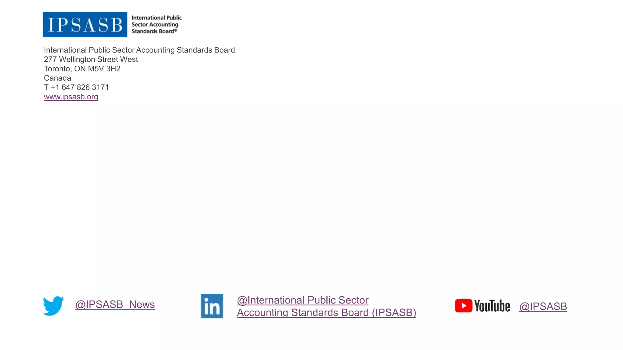 IPSASB Sustainability Reporting Update - for April 2023 IFAC ...