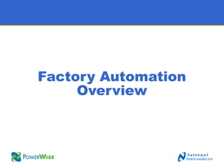 Factory Automation Full Overview | PPT