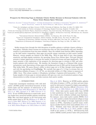 Prospects for Detecting Gaps in Globular Cluster Stellar Streams in ...