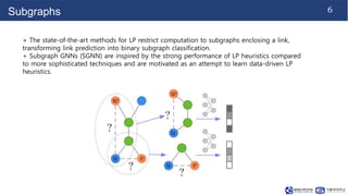 NS-CUK Joint Journal Club : S.T.Nguyen, Review on "Graph Neural Networks for Link Prediction ...