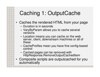 ASP.NET Scalability - VBUG London | PPT
