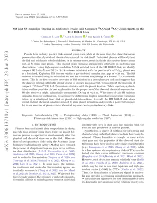 SO and SiS Emission Tracing an Embedded Planet and Compact 12CO and 13CO Counterparts in the HD ...