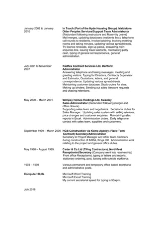 KRISTINA CV 2016 | DOC