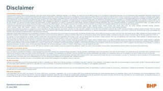 BHP Billiton : Operational Decarbonisation Investor Brief | PDF