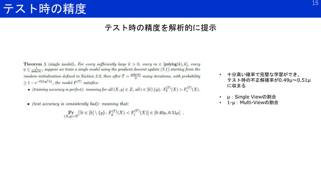 【DL輪読会】Towards Understanding Ensemble, Knowledge Distillation and Self ...