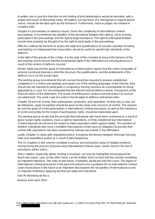 International Criminal Procedure Principles And Rules Annotated Goran ...