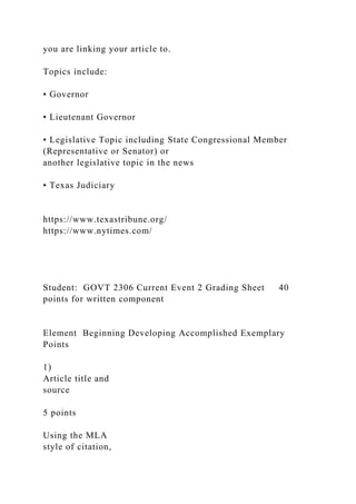 2306 Current Event Assignment 2 50 Points Total Writt.docx