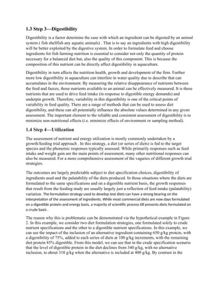EVALUATION OF INGREDIENT QUALITY. Fish and shellfish nutrition | DOCX