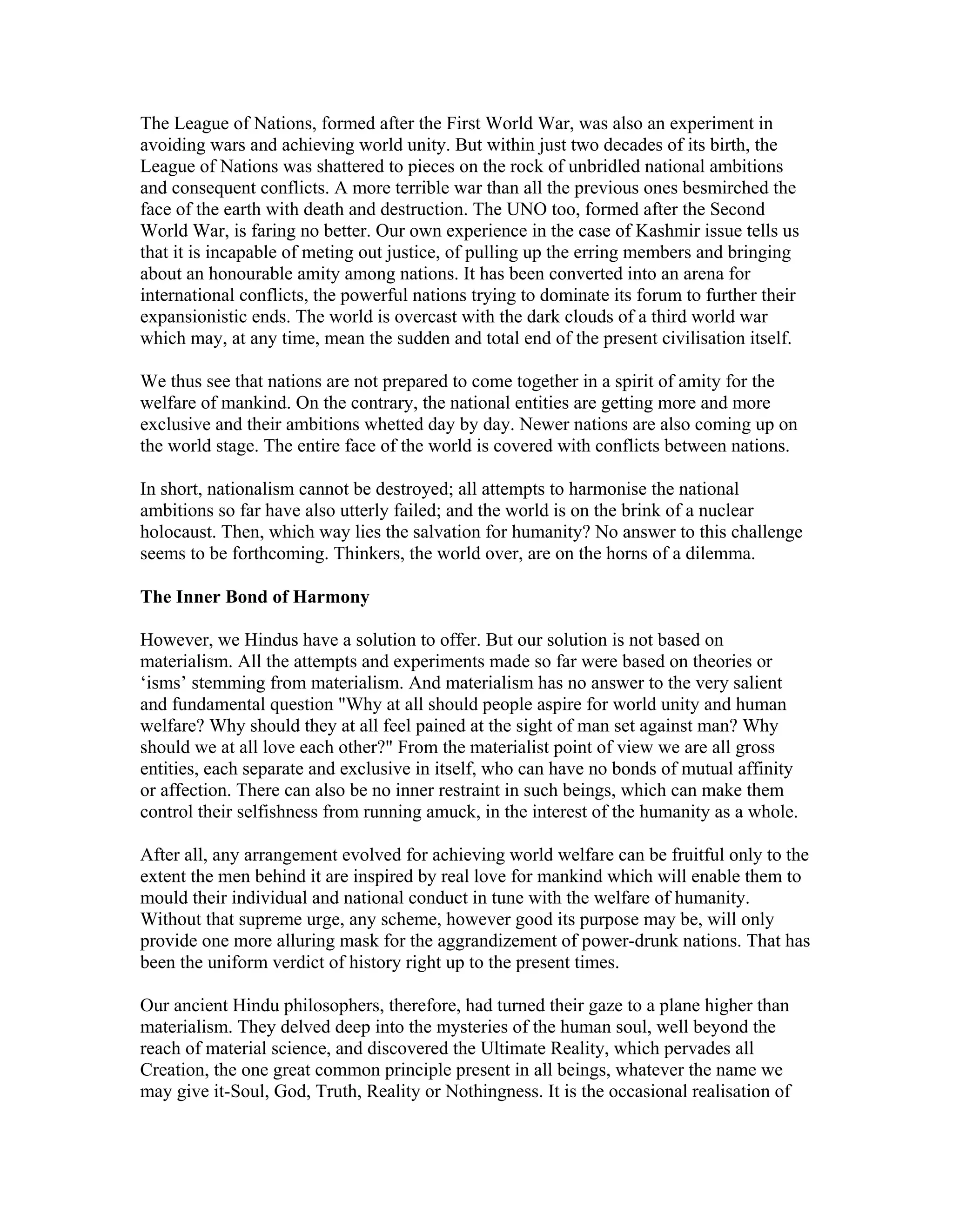 Bunch of Thoughts : M.S.Golwalkar | PDF