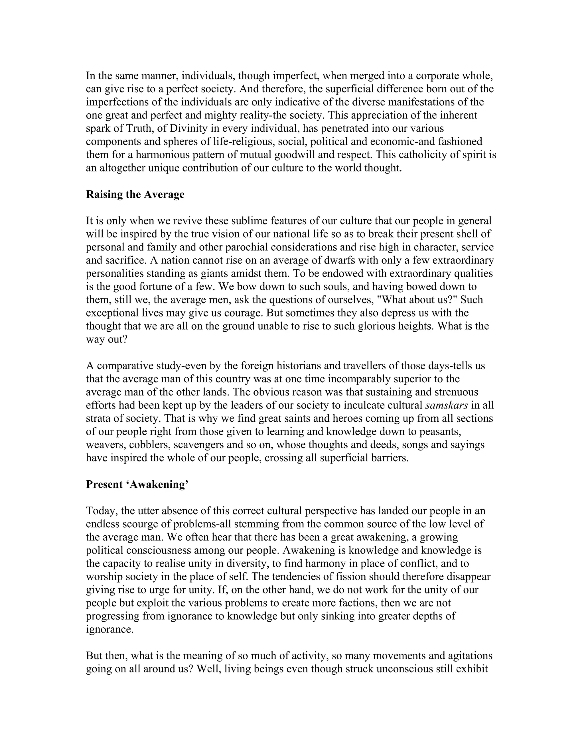 Bunch of Thoughts : M.S.Golwalkar | PDF