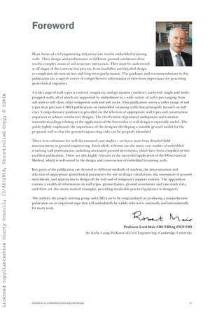 Guidance On Embedded Retaining Wall Design Asim Gaba Arup Stuart Hardy ...