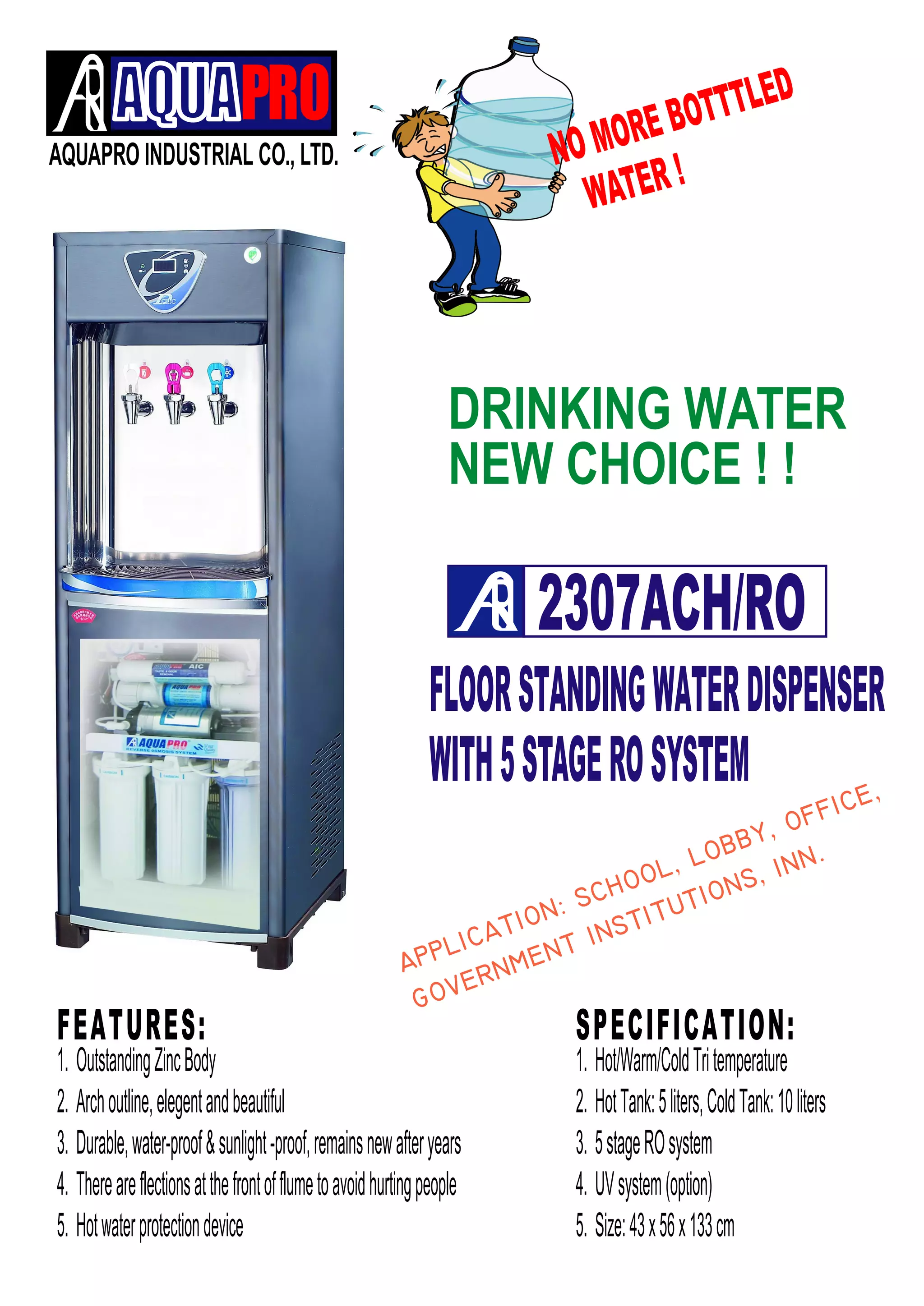 WATER DISPENSER WITH RO SYSTEM | PDF