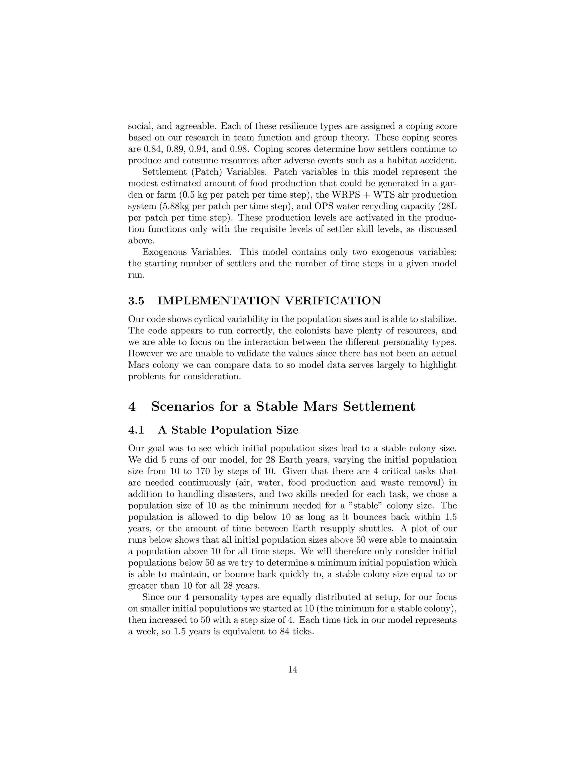 An Exploration of Mars Colonization with Agent-Based Modeling | PDF