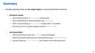 Brief History of Visual Representation Learning | PDF