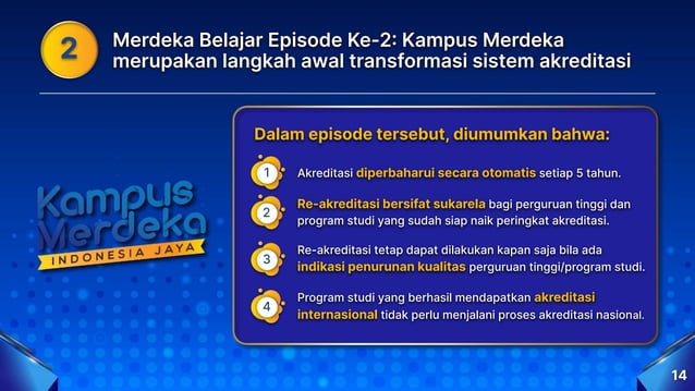 230829 Merdeka Belajar Episode 26 Transformasi Standar Nasional dan Akreditasi Pendidikan Tinggi.pdf