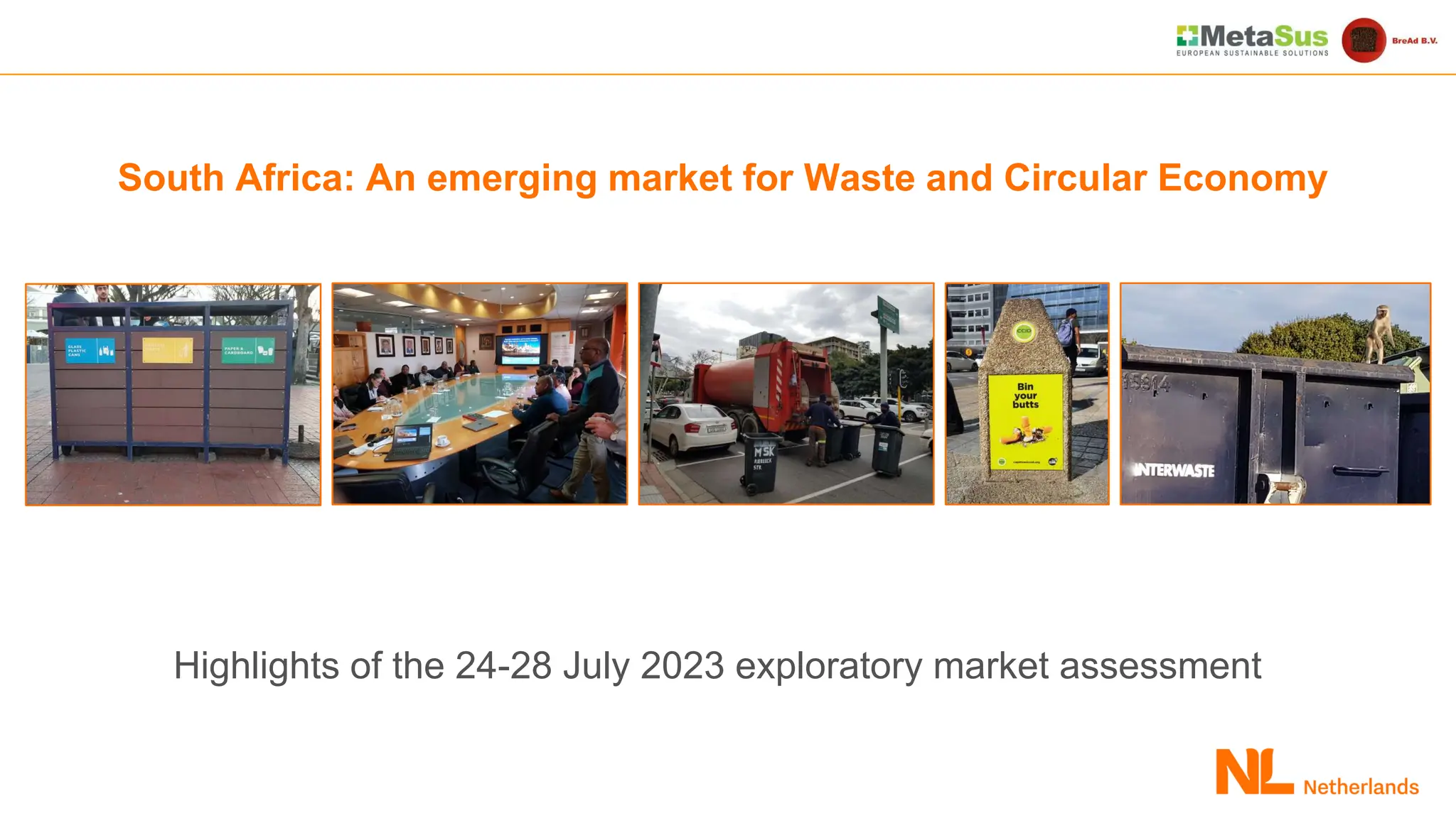 Market report Waste and Circular Economy South Africa 2023 | PPTX