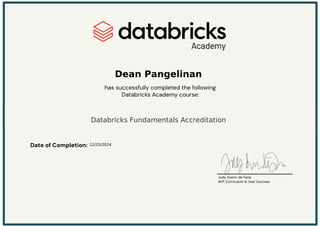 Databricks Fundamentals Accreditation (*) | PDF
