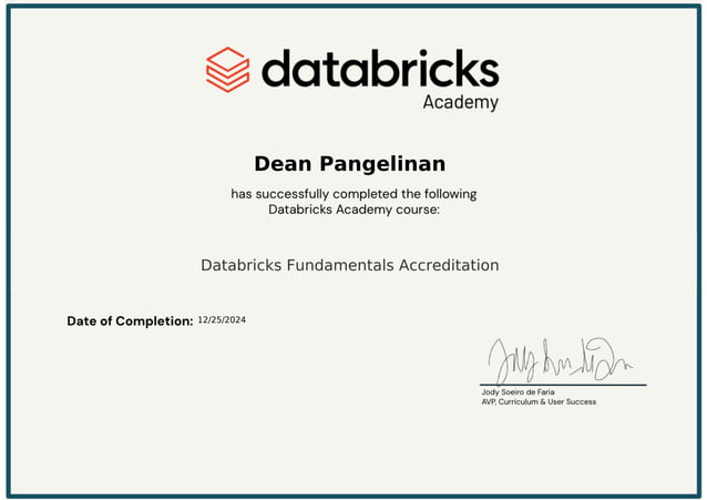 Databricks Fundamentals Accreditation (*) | PDF