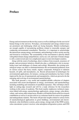 Advancements In Nanotechnology For Energy And Environment Dharmendra ...