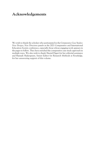 Doing Comparative Case Studies New Designs And Directions Frances ...