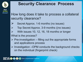 Want a Security Clearance? This is what you need to know | PPT