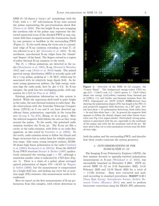 The Polarized Cosmic Hand: IXPE Observations of PSR B1509-58/MSH 15−52 | PDF