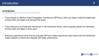 NS-CUK Seminar: J.H.Lee, Review on "Graph Propagation Transformer for Graph Representation ...