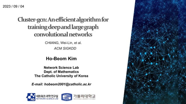 Fast And Memory Efficient Training Of Deep Graph Convolutional Networks Ppt