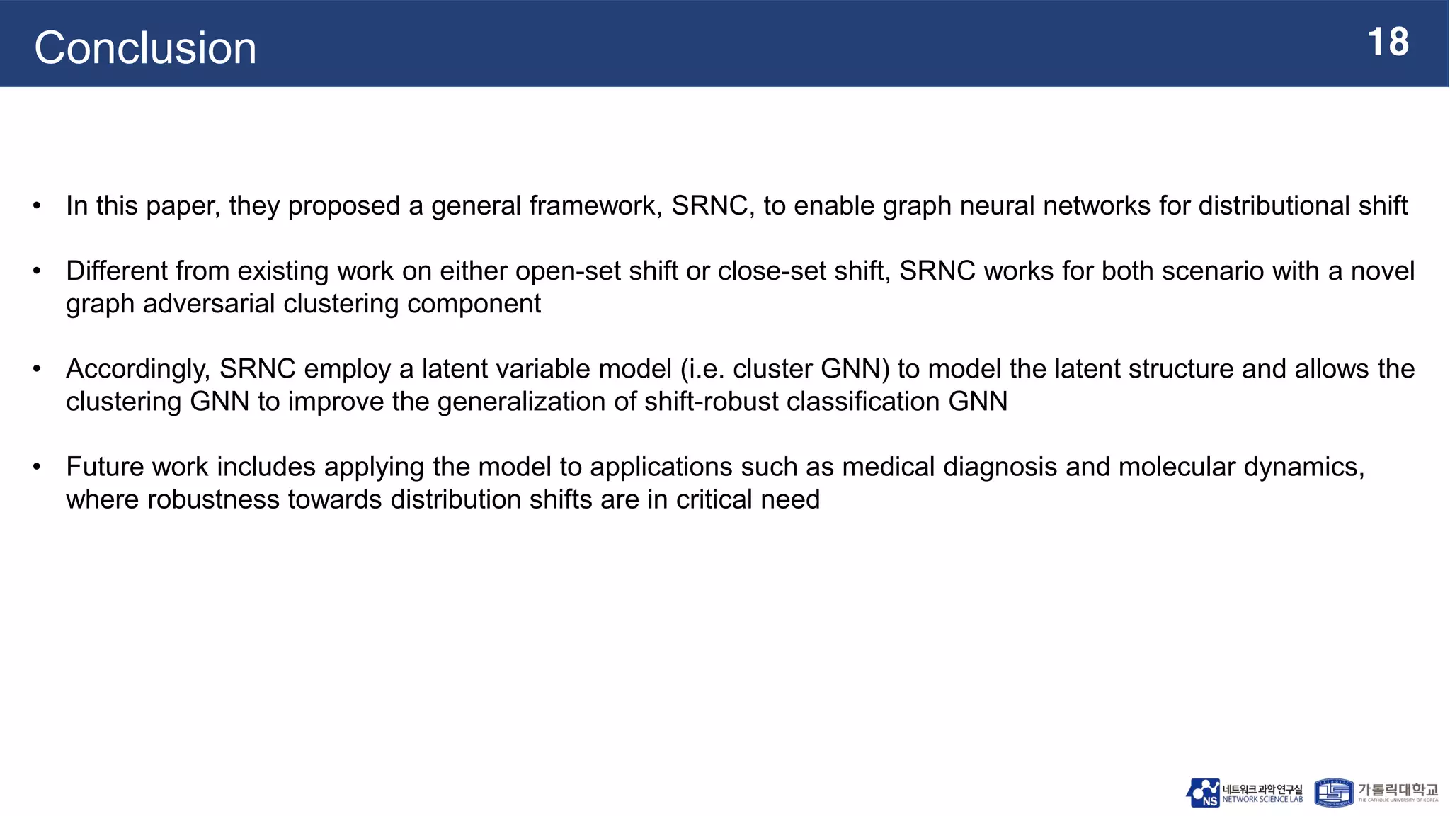 Shift-Robust Node Classification via Graph Adversarial Clustering Neurips 2022.pptx