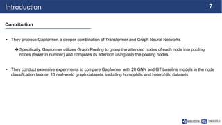 Graph Transformer with Graph Pooling for Node Classification, IJCAI 2023.pptx