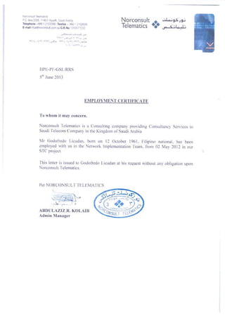 norconsult cert. | PDF