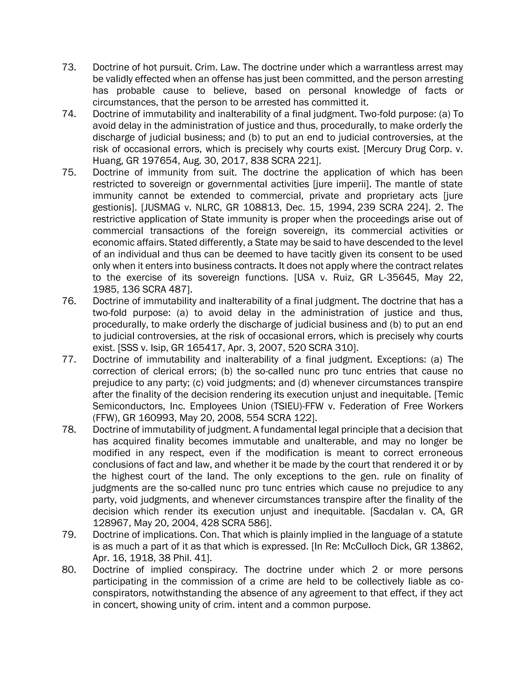 230 PHILIPPINE LEGAL DOCTRINES (AS OF 2020) RESEARCHED AND COMPILED BY ...