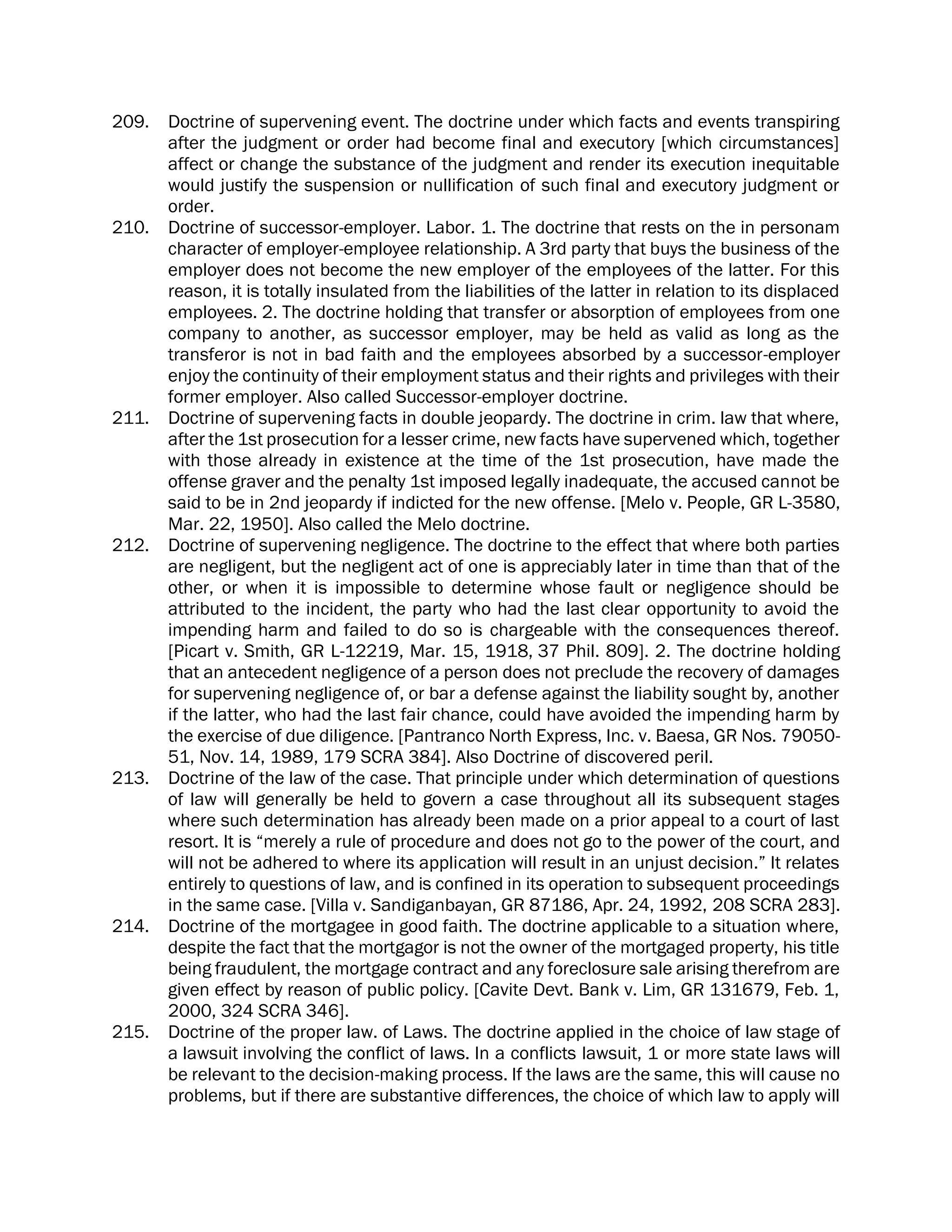 230 PHILIPPINE LEGAL DOCTRINES (AS OF 2020) RESEARCHED AND COMPILED BY ...