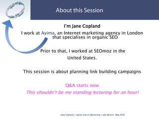 Jane Copland - Link Building for highly competitive markets | PPTX ...