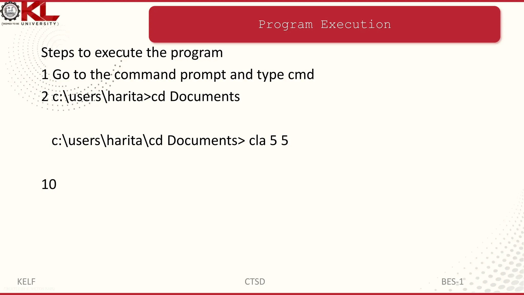 23 1 Command Line Arguments Pptx