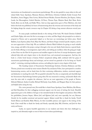 Trauma and the Body A Sensorimotor Approach to Psychotherapy Pat Ogden ...